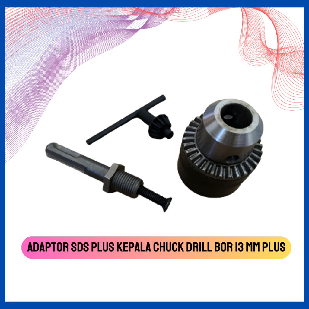 Jual ADAPTOR 13 mm Plus SDS PLUS KEPALA CHUCK BOR DRILL | Shopee Indonesia