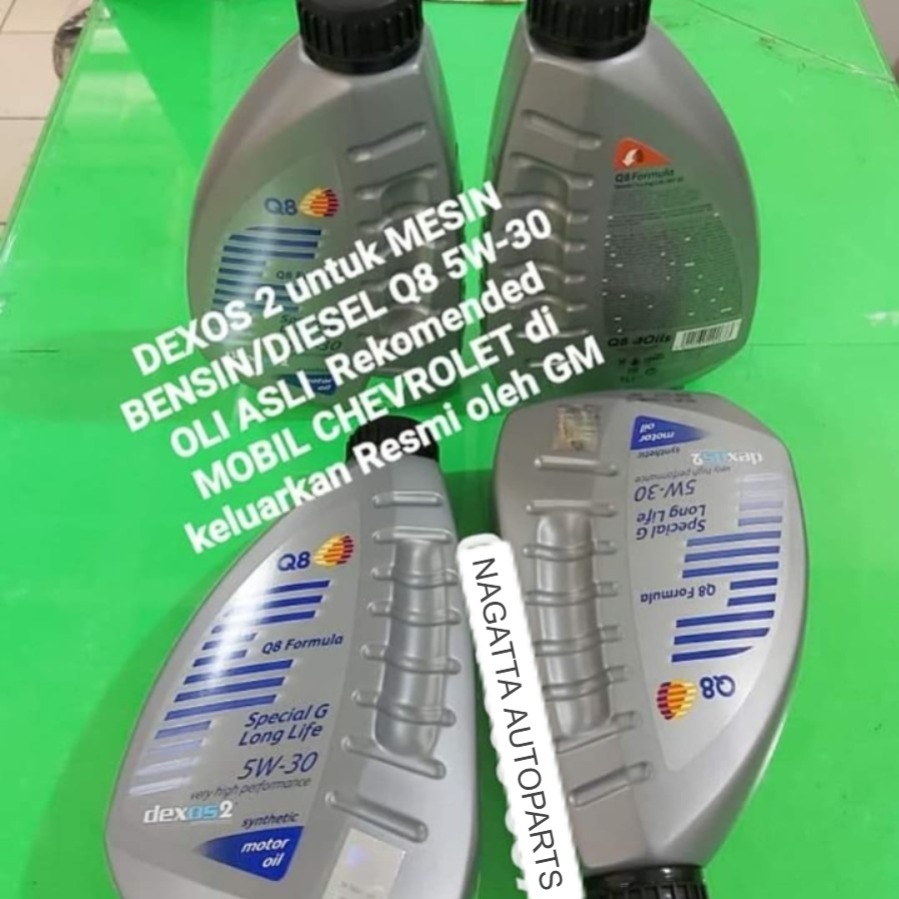 Jual OLI MOBIL MESIN DEXOS 2 Q8 5W-30 BENSIN DIESEL CHEVROLET untuk ...