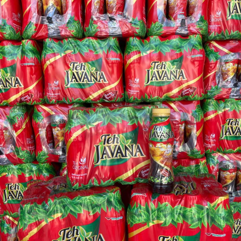 Jual Teh javana 350 ml 1 slop isi 12 slop | Shopee Indonesia