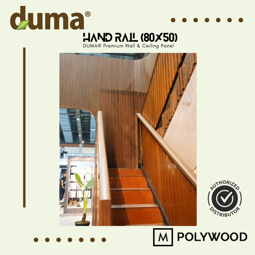 Jual DUMA WPC - HAND RAIL (80x50) Handrail / Railing / Handle ...