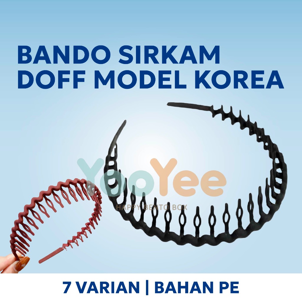 Jual yooyee Bando Sirkam Doff untuk Pria Wanita Model Korea Bandana ...