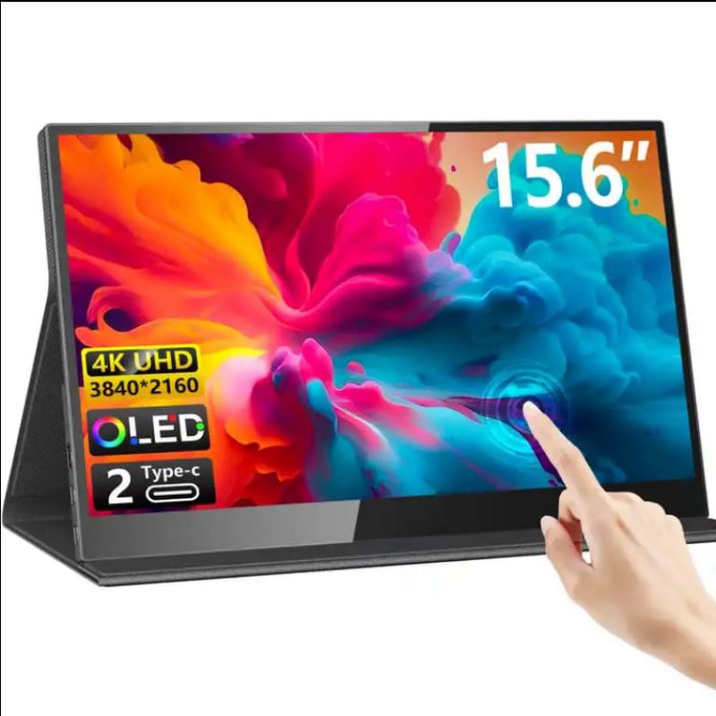 Jual Portable Monitor 15.6 inch 4K OLED 3840*2160 TouchScreen External ...