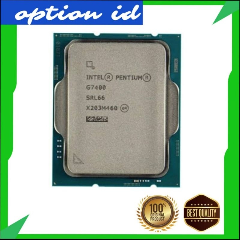 Jual INTEL PENTIUM GOLD G7400 Tray | LGA 1700 2-Core - Processor Gen 12 ...