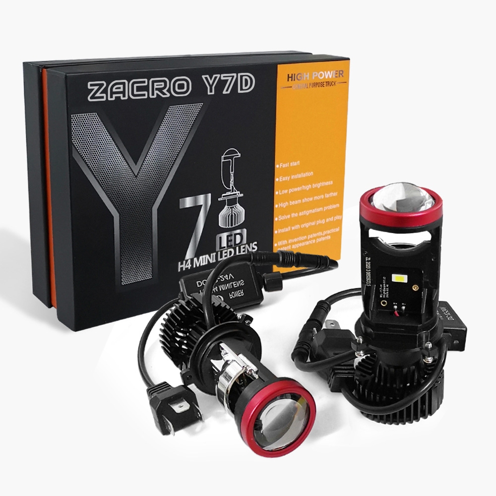 Jual ZACRO Lampu Led Mobil Dan Motor H4 Mini PJECTOR PROJIE Y7D SUPER ...