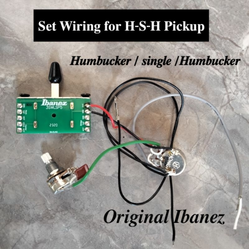 Jual set Wiring pickup HSH set Wiring pickup Humbucker single Humbucker ...