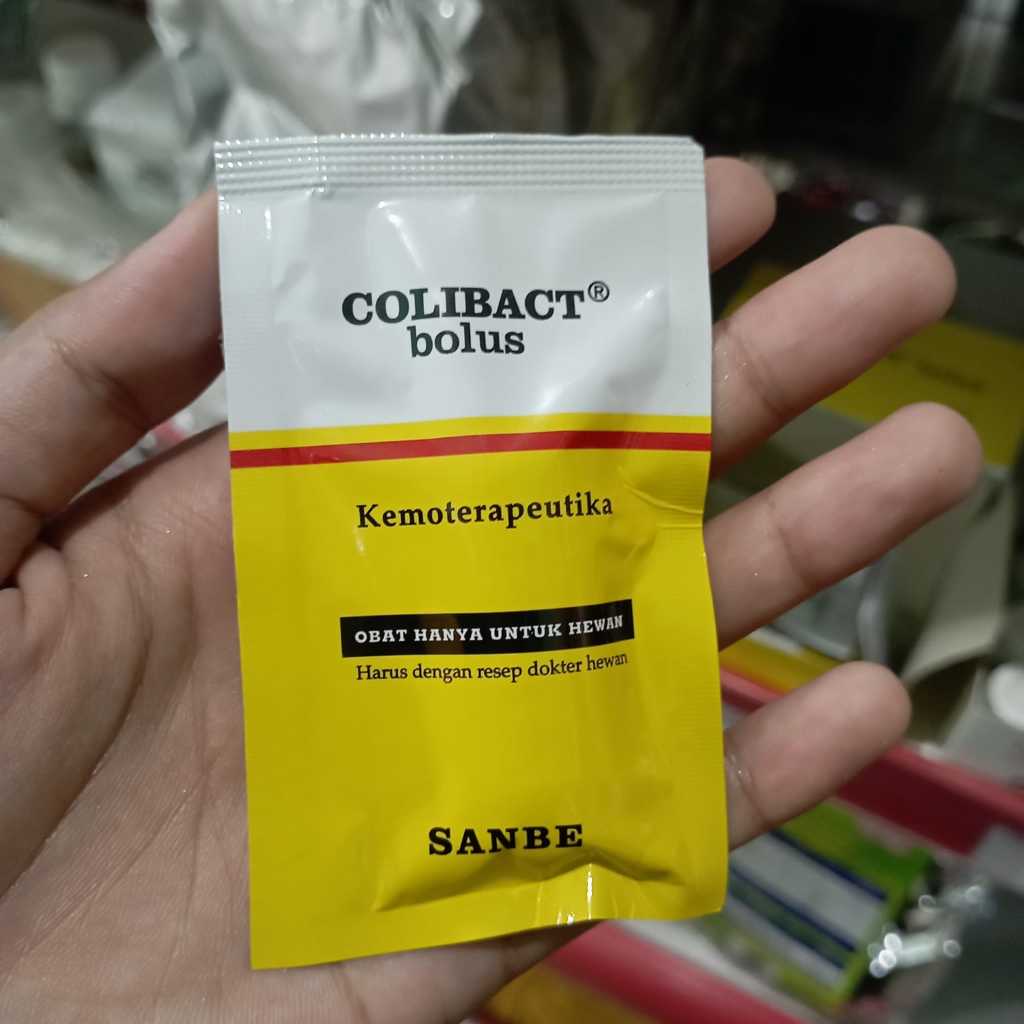 Jual Colibact Bolus Sanbe Obat Diare Mencret Antibakteri Hewan Ternak ...