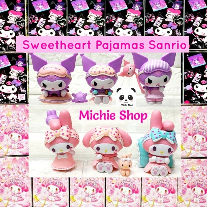 Jual Blind Box Sanrio Random Collection Topper Gifts Doll Hello Kitty Cinnamoroll Kuromi My ...