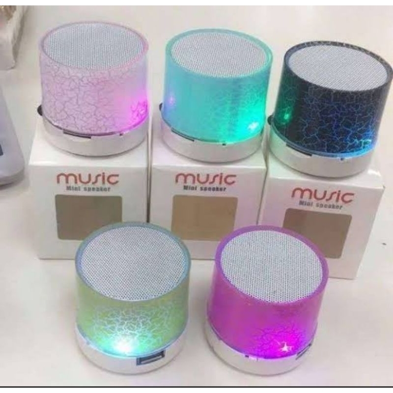 Jual Speaker Mini led model Retak Portable Wireless Speaker BA SS086 ...