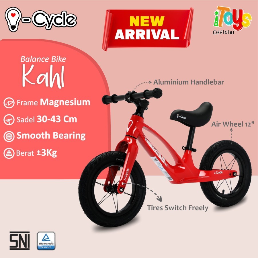 Jual Push Bike Balance ICYCLE Khal 12 Inch (PH-2403) Push Bike Balap ...