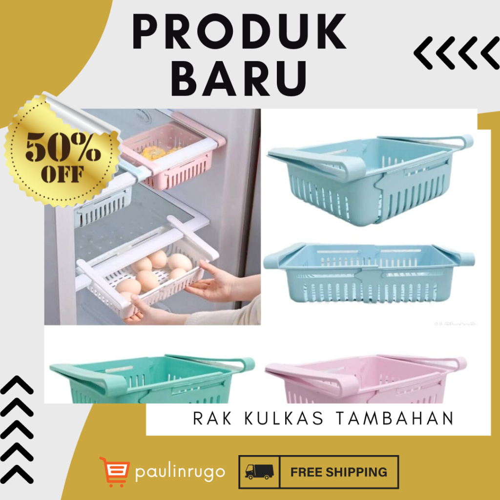Jual Rak Kulkas Ekspansi: Tambah Ruang, Tambah Rapi|Rak Kulkas Serba ...