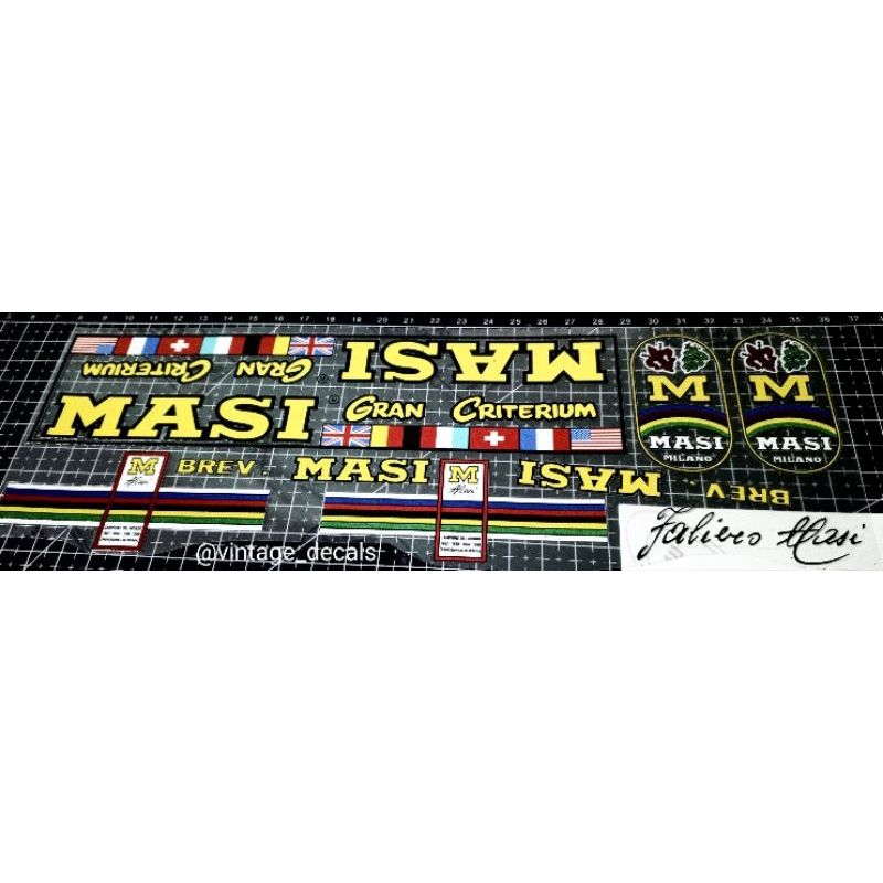 Jual decals replacement MASI Gran criterium classic | Shopee Indonesia