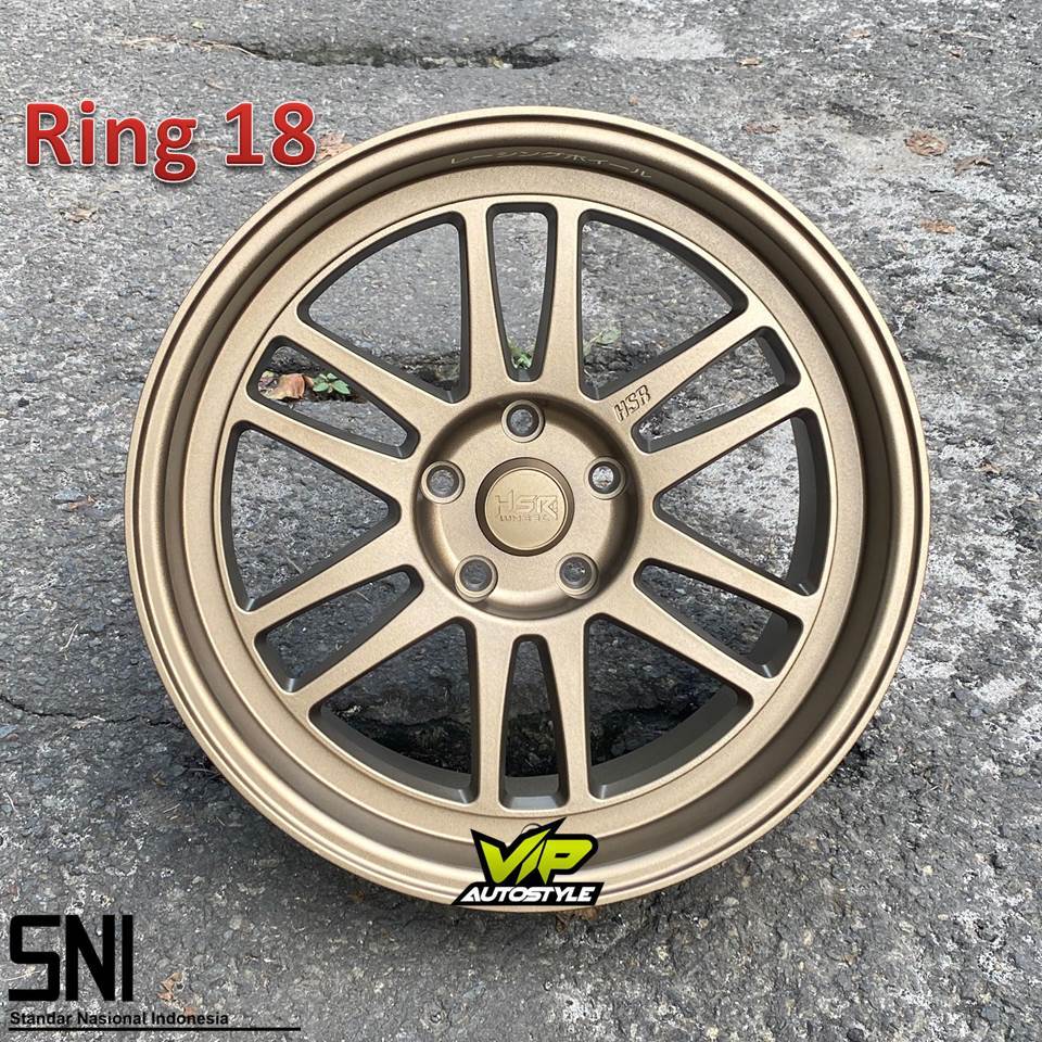 Jual velg mobil cumi cumi darat r18 rata body bronze untuk innova zenix ring 18 hsr boroko bly01 ...