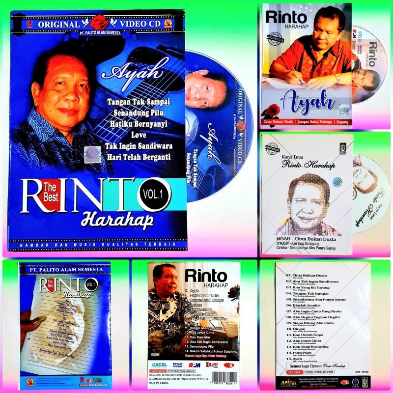 Jual KASET ASLI ORIGINAL VIDEO MUSIK LAGU RINTO HARAHAP-LAGU KARAOKE POP INDONESIA TEMBANG LAWAS ...