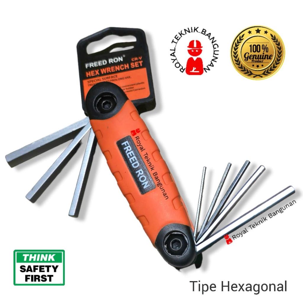 Jual Kunci L Lipat Set 8 pcs Hex Segienam CR-V / Sepeda Motor Tool Kit ...