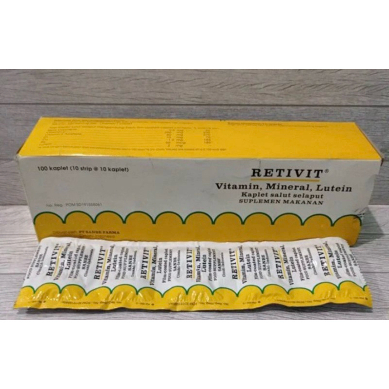 Jual RETIVIT BIASA HARGA PER BOX ISI 10 STRIP (SUPLEMEN KESEHATAN MATA ...