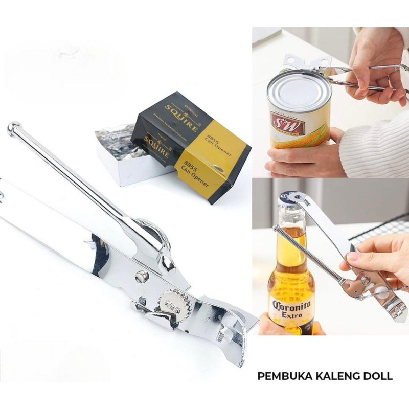 Jual Alat Pembuka Kaleng Stainless Steel 3 IN 1 - Bukaan Tutup Botol ...