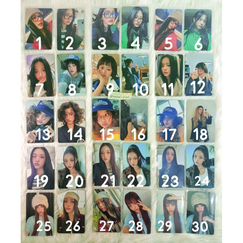Jual (READY STOCK) PHOTOCARD OFFICIAL NEWJEANS WEVERSE HOW SWEET A B C MINJI HANNI DANIELLE ...