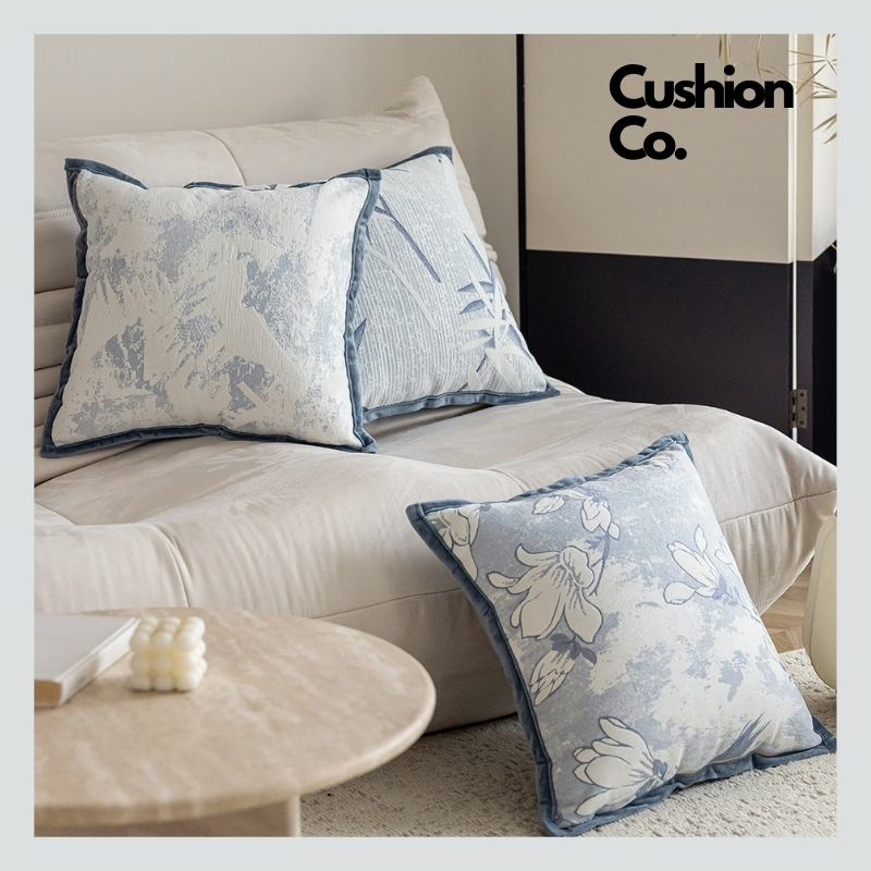 Jual Cushion Co Sarung Bantal Cushion Cover Premium Bunga Daun Unik ...