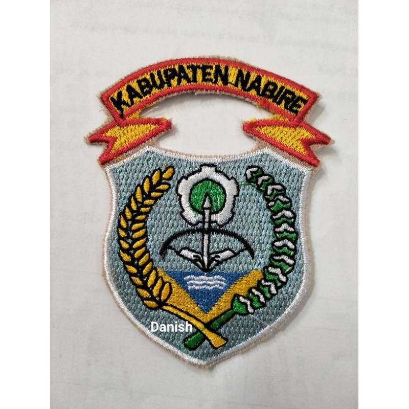 Jual BET BORDIR LOGO LAMBANG KABUPATEN NABIRE,PAPUA TENGAH | Shopee ...