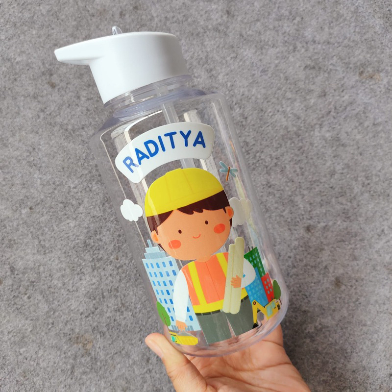 Jual BOTOL MINUM LUNDEE CUSTOM NAMA 1000ML CUSTOM GAMBAR | Shopee Indonesia
