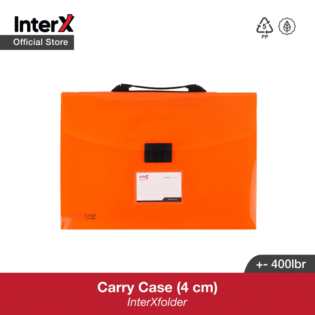 Jual Carry Case FC 4 cm (Handle) InterXfolder | Shopee Indonesia