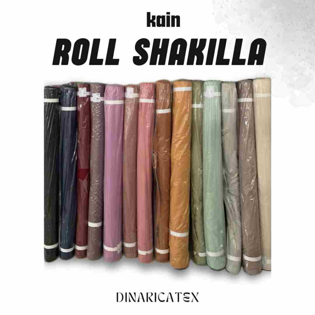 Jual Kain Roll Shakilla Premium High Quality | Shopee Indonesia