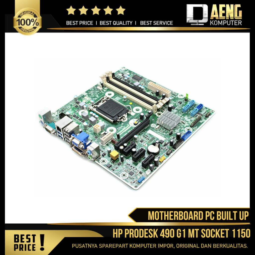 Jual Motherboard Mainboard Mobo PC Built up Hp ProDesk 490 G1 MT Socket ...