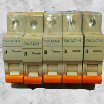 Jual MCB LISTRIK OKACHI 1 PHASE 2 4 6 10 32 AMPERE SPLN LMK SNI ...