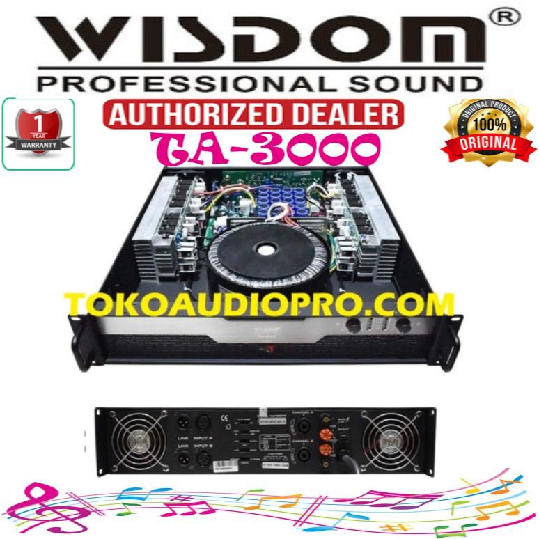 Jual Wisdom TA3000 Professional Power Amplifier | Shopee Indonesia