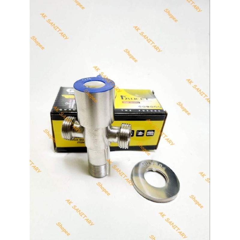 Jual Stop Kran Cabang 1/2" inch / Stop Kran Cabang Double / Kran T ...