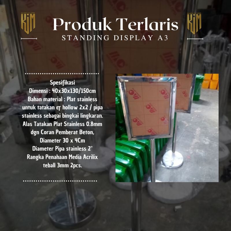 Jual Standing display A3 | Shopee Indonesia