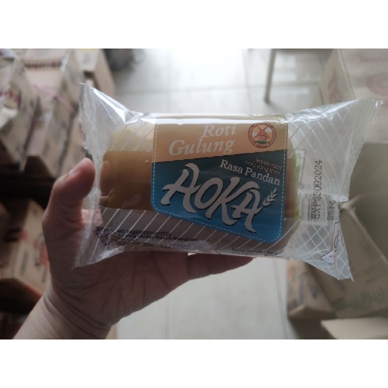 Jual Roti aoka gulung viral rasa pandan | Shopee Indonesia