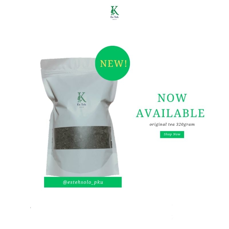 Jual Bahan baku Teh SOLO original 320g | Shopee Indonesia