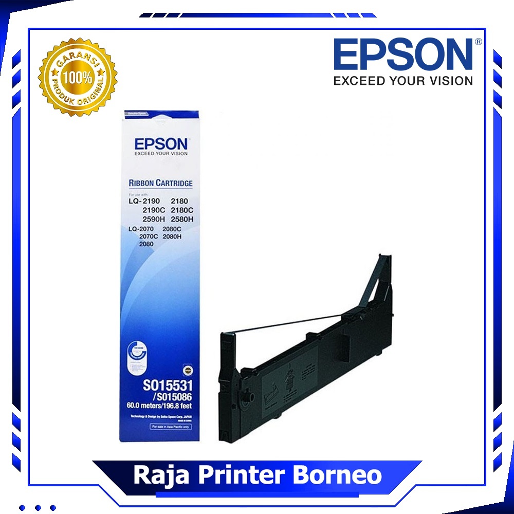 Jual Pita Printer Epson LQ-2180 / LQ-2190 Ribbon Cartridge LQ2180 ...