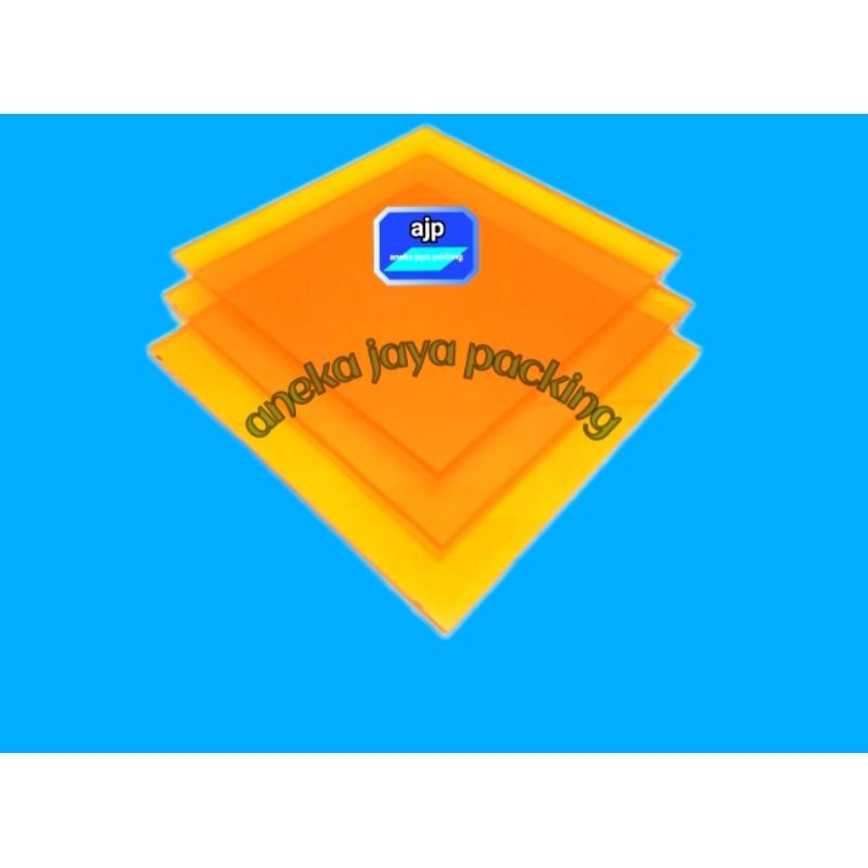 Jual polyurethane sheet 8mm x 5cm x 23cm rubber pu kuning lembaran ...