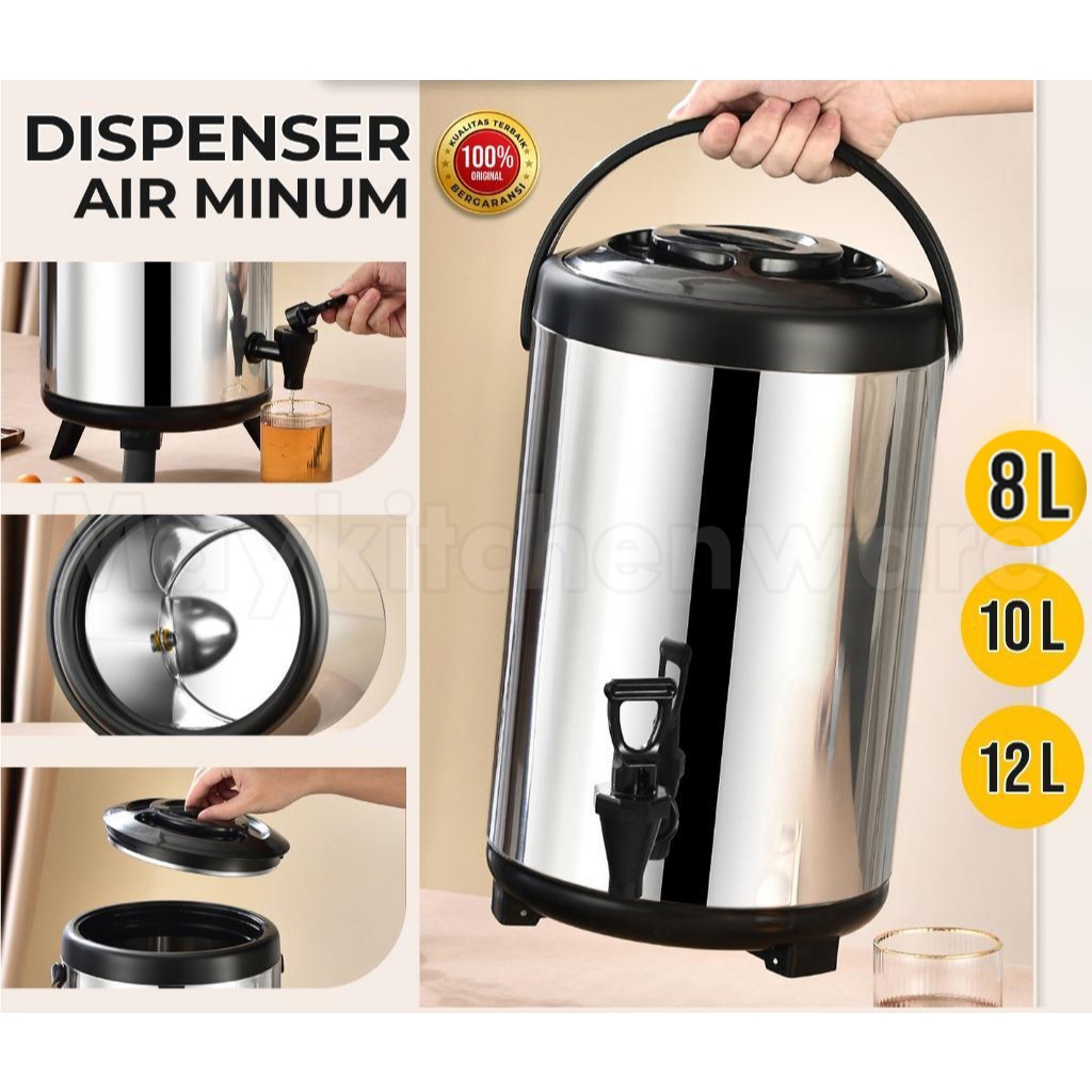 Jual Termos Air Milk Tea Bucket Water 8 10 12 Liter / Dispenser Minuman ...