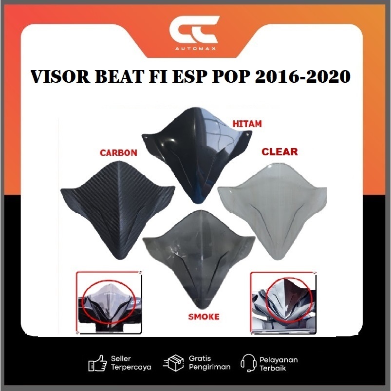 Jual Visor Anti Pecah Windshield NEW ALIEN HONDA BEAT FI BEAT ESP ...