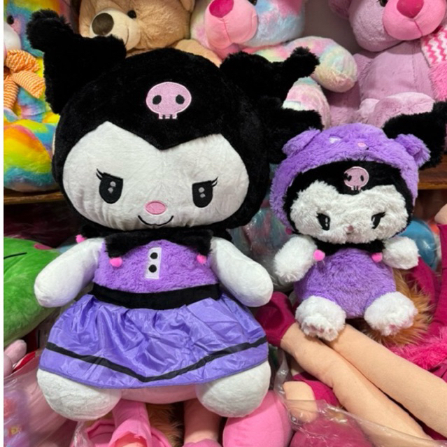 Jual Boneka Sanrio Kuromi Premium 35cm Plush Super bulu Halus Lembut ...