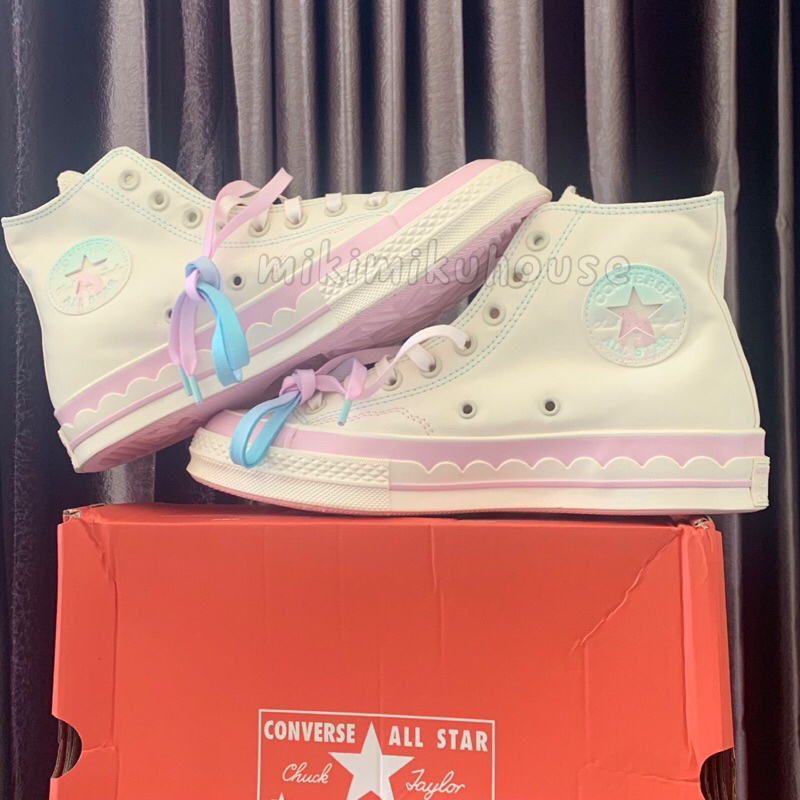 Jual CONVERSE COTTON CANDY CHUCK 70 HI ICE CREAM PASTEL COLOR COQUETTE ...