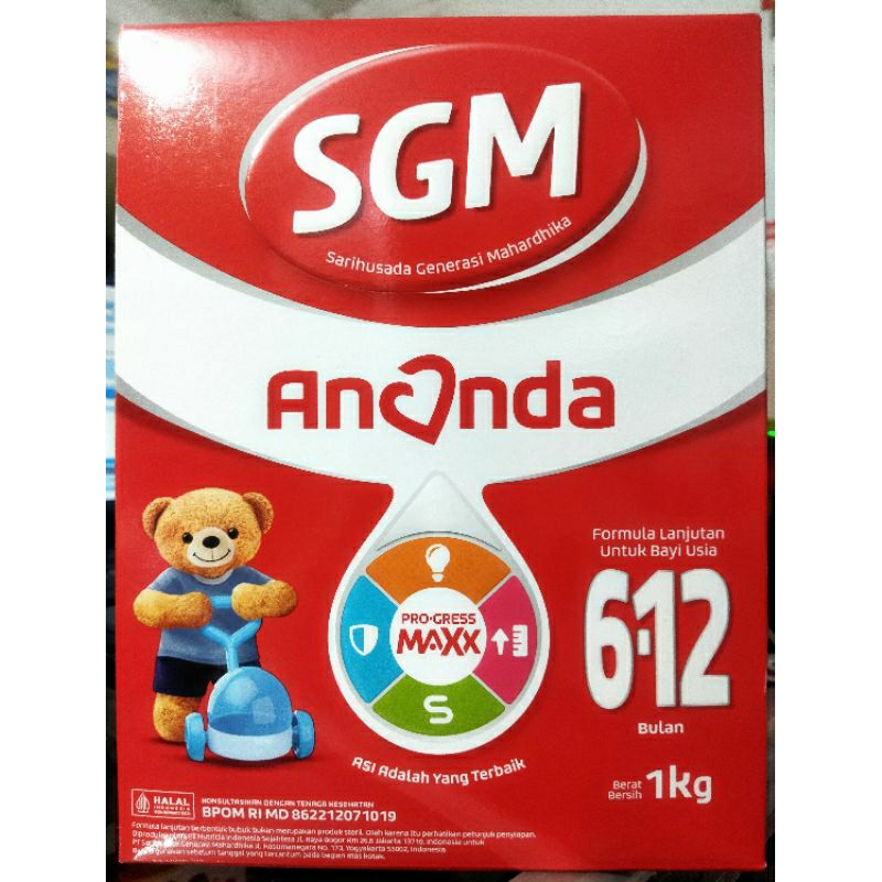 Jual SGM ANANDA 6-12 BULAN KEMASAN 1KG | Shopee Indonesia