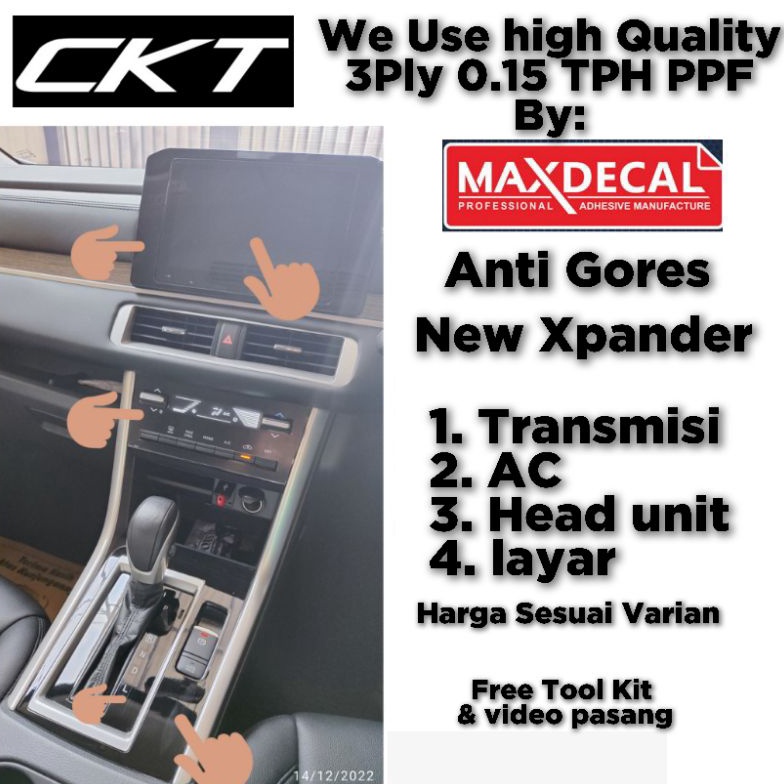 Jual KODE E76H Sticker VPF mitsubishi New Xpander cross ultimate Bening ...