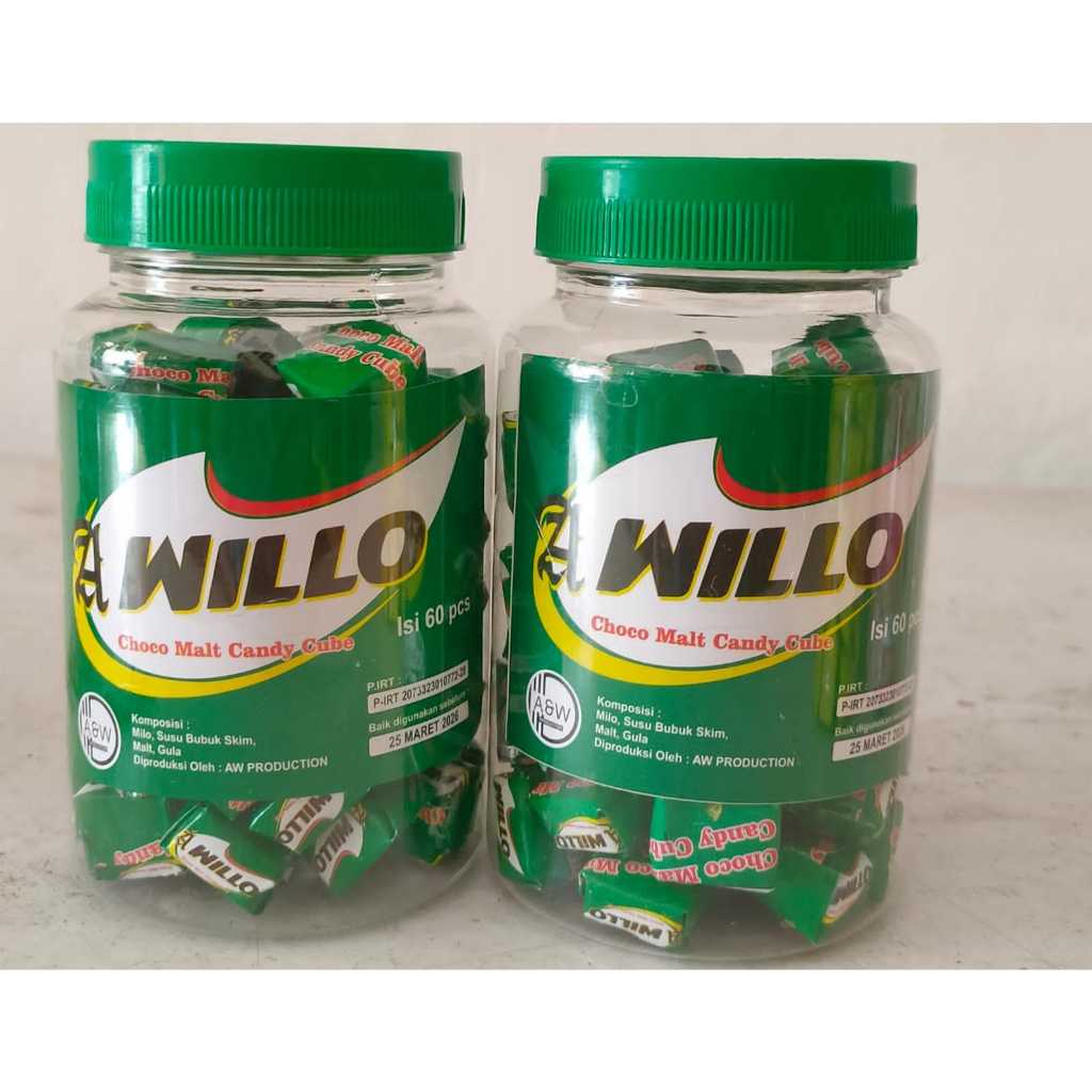 Jual PERMEN CANDY COKLAT WILLO / CHOCO MALT CANDY CUBE | Shopee Indonesia
