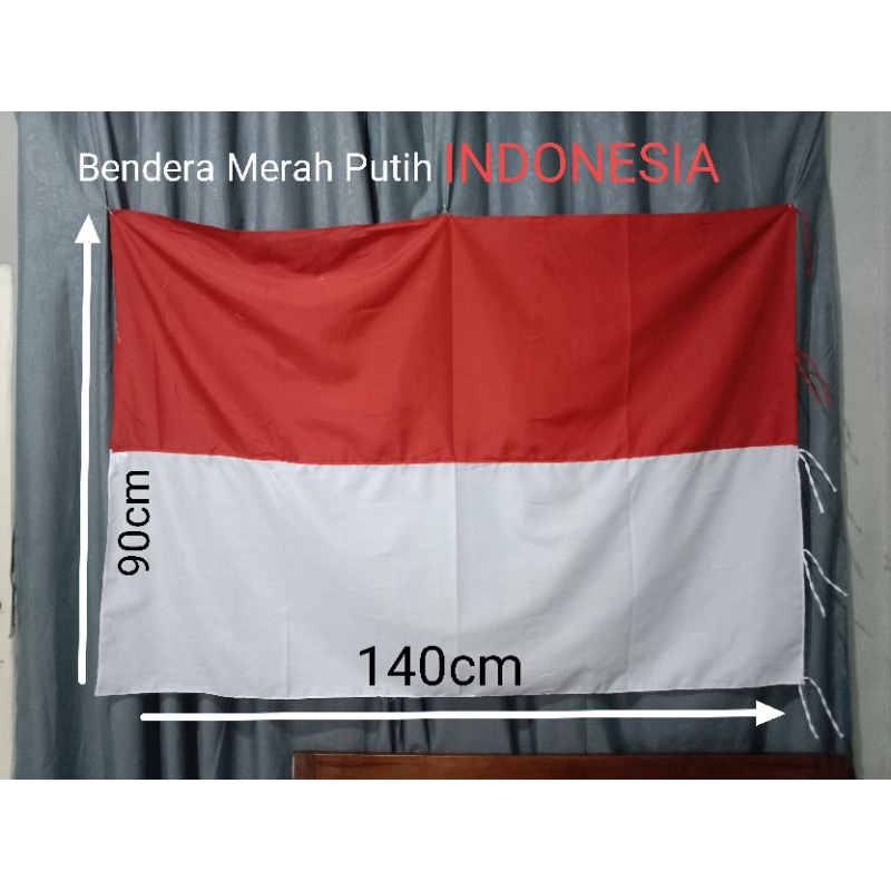 Jual Bendera Merah Putih Bendera Ukuran 140x90cm Bendera Indonesia ...