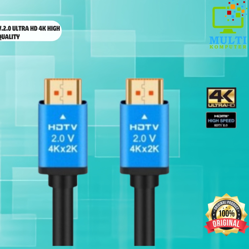 Jual KABEL HDMI 15M V2 ULTRA HD 4K HIGH QUALITY HDMI 15 METER l Y8N5 | Shopee Indonesia