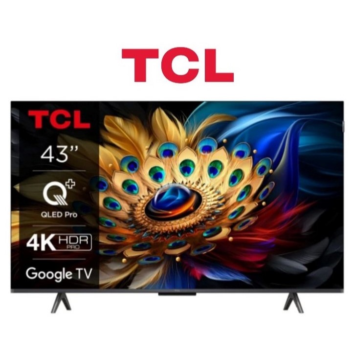 Jual TV TCL 43 INCH QLED 4K GOOGLE TV UHD 43INCH 43C655 | Shopee Indonesia