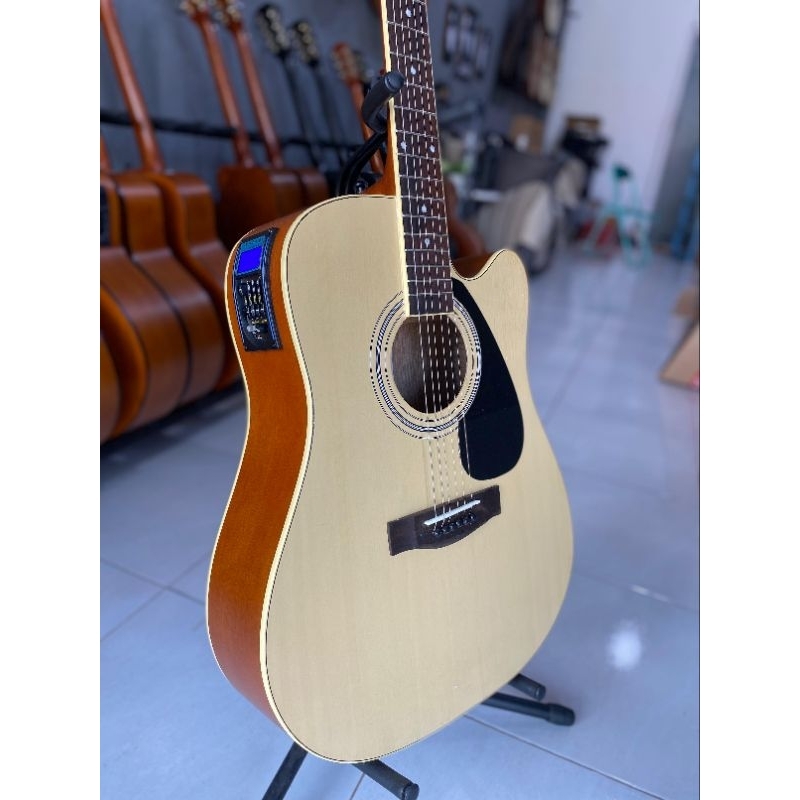 Jual gitar akustik elektrik yammaha F310.tanam besi.free packing kayu | Shopee Indonesia