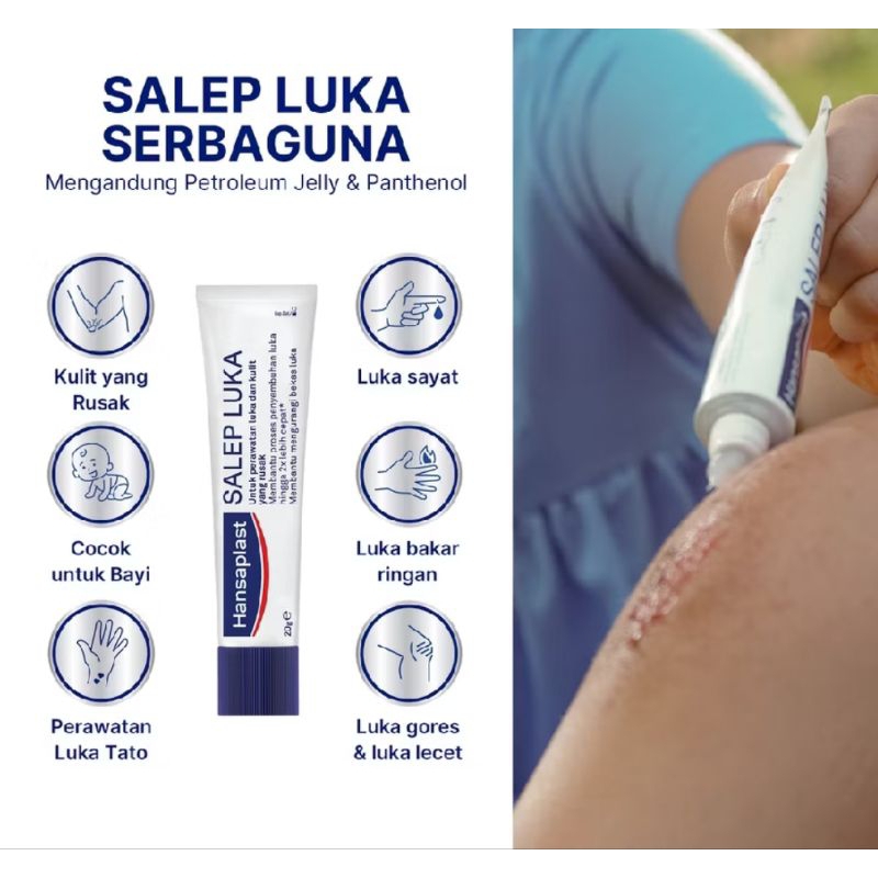Jual Hansaplast salep luka wound care Ointment 20gr ORIGINAL 100% cod ...