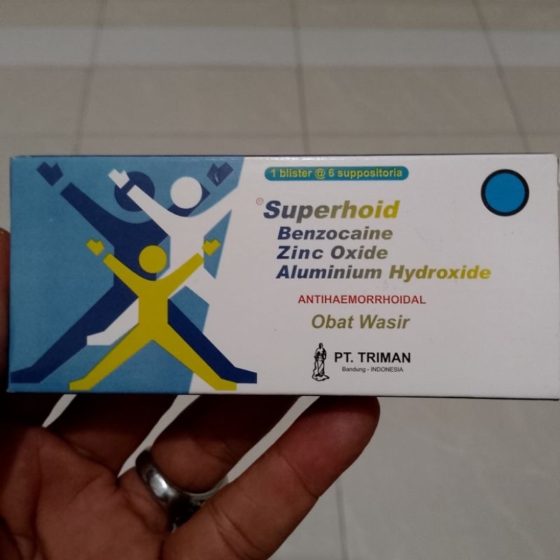 Jual SUPERHOID 1blister@6supositoria | Shopee Indonesia