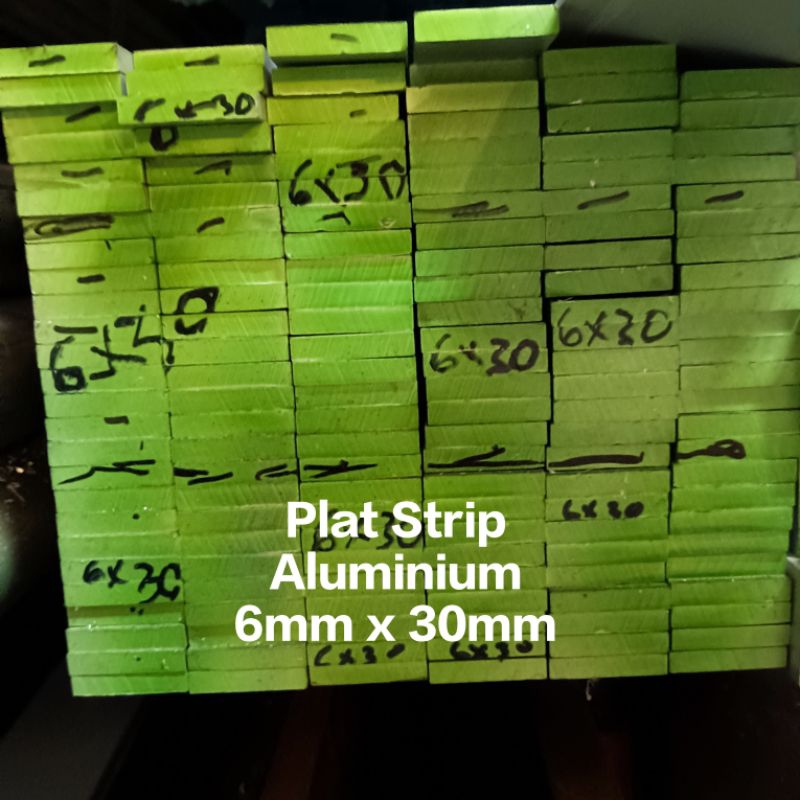 Jual Plat Strip Aluminium 6mm x 30mm x 900mm | Shopee Indonesia