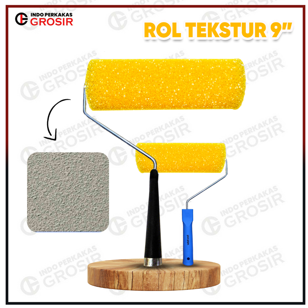 Jual Kuas Roll Cat Tekstur Dinding Kamprot 9 Inch Refill Roll Cat Motif ...